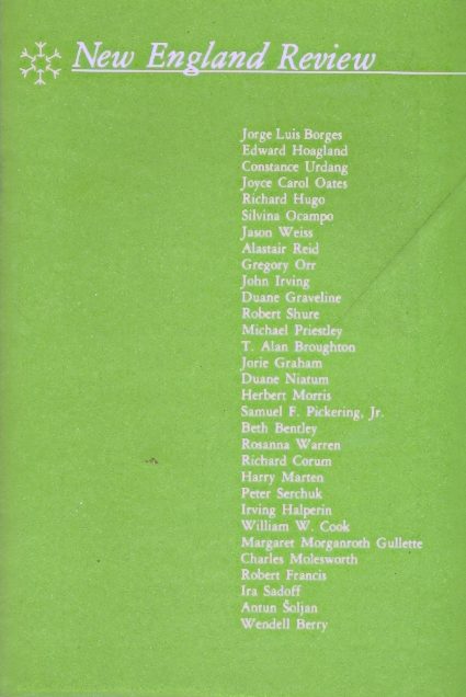 Sydney Lea on Herbert Morris – New England Review